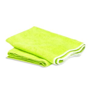 pilot automotive voodoo ride microfiber towels 2 pack, yellow