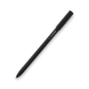 tru red ballpoint pen medium point 1.0mm black dozen