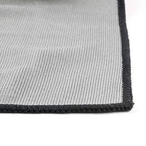 Car Microfiber Glass Cleaning Cloth Towel, 16”x16” Car Window Windshield Cleaning Cloth Wash Detailing Towel Double-Purposed Sides, Lint & Streak Free Quick Clean for Window Chrome Mirror LCD Screen