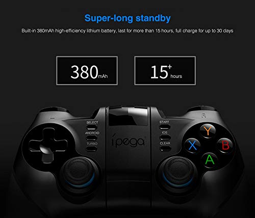 ipega-PG-9156 Wireless game Controller 4.0+2.4G Mobile phone Gamepad for Samsung Galaxy S22/21 /S20 /S10 NOTE21/20/10 VIVO Oppo Android Mobile Smartphone Tablet (Android 6.0+ Higher System)