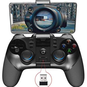 ipega-PG-9156 Wireless game Controller 4.0+2.4G Mobile phone Gamepad for Samsung Galaxy S22/21 /S20 /S10 NOTE21/20/10 VIVO Oppo Android Mobile Smartphone Tablet (Android 6.0+ Higher System)