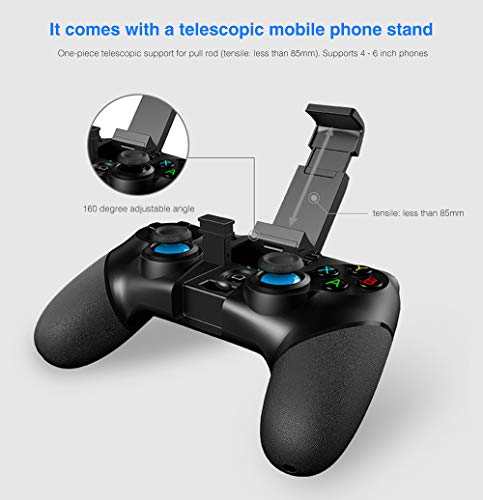 ipega-PG-9156 Wireless game Controller 4.0+2.4G Mobile phone Gamepad for Samsung Galaxy S22/21 /S20 /S10 NOTE21/20/10 VIVO Oppo Android Mobile Smartphone Tablet (Android 6.0+ Higher System)