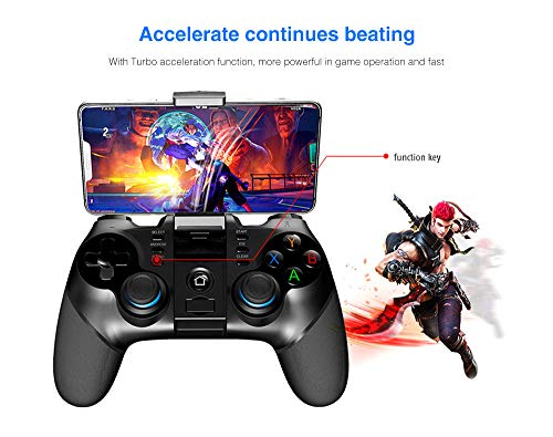 ipega-PG-9156 Wireless game Controller 4.0+2.4G Mobile phone Gamepad for Samsung Galaxy S22/21 /S20 /S10 NOTE21/20/10 VIVO Oppo Android Mobile Smartphone Tablet (Android 6.0+ Higher System)