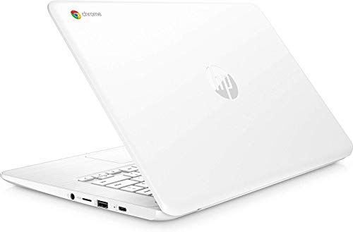 HP Chromebook 14-ca053cl 14" Full-HD Anti-Glare Display: Intel Celeron N3350 4GB/32GB eMMC WiFi+BT Cam Chrome OS (Snow White) (Renewed)