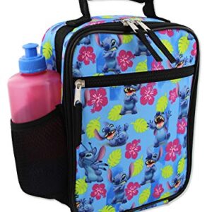 Disney Lilo & Stitch Meal Holder, Girls Boys Soft Insulated School Lunch Box (One Size, Blue)