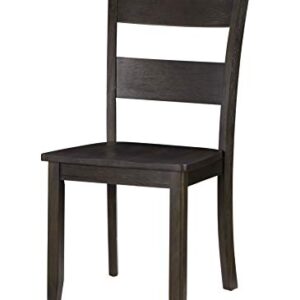 ACME Haddie Side Chair (Set-2) - - Distressed Walnut