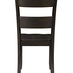 ACME Haddie Side Chair (Set-2) - - Distressed Walnut