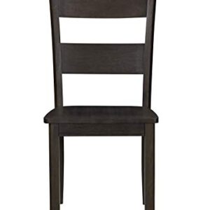 ACME Haddie Side Chair (Set-2) - - Distressed Walnut