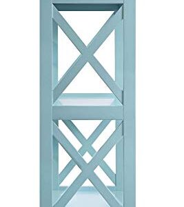 Convenience Concepts Oxford 3 Tier Bookcase, Sea Foam