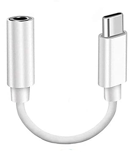 USB C to 3.5mm Headphone Jack Adapter Compatible with Pixel 6 5 4 3 2 XL, iPad Pro 2022 2021 2020 2018, Sony HTC Moto Samsung Galaxy S21 S20 Ultra S20+ Note 20 10 S10 S9 Plus and More