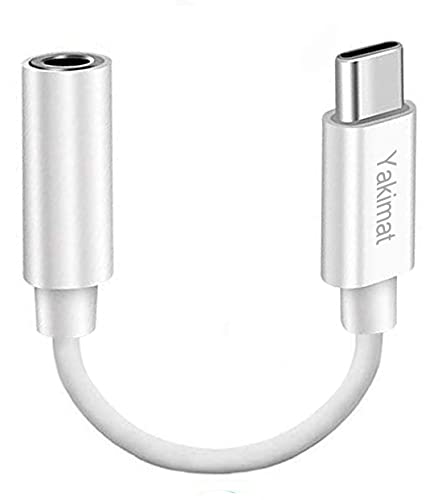 USB C to 3.5mm Headphone Jack Adapter Compatible with Pixel 6 5 4 3 2 XL, iPad Pro 2022 2021 2020 2018, Sony HTC Moto Samsung Galaxy S21 S20 Ultra S20+ Note 20 10 S10 S9 Plus and More