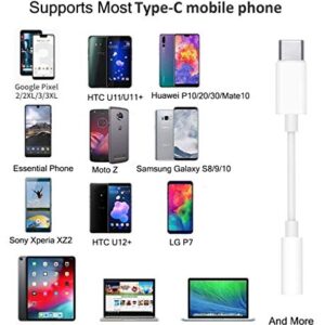 USB C to 3.5mm Headphone Jack Adapter Compatible with Pixel 6 5 4 3 2 XL, iPad Pro 2022 2021 2020 2018, Sony HTC Moto Samsung Galaxy S21 S20 Ultra S20+ Note 20 10 S10 S9 Plus and More