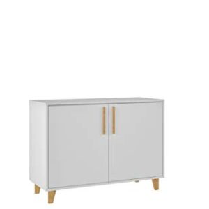 Manhattan Comfort Herald Modern 2 Door Double Sideboard Buffet, White