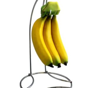 Chrome Banana Tree Holder Ripen Fruit Evenly Prevents Bruising & Spoiling