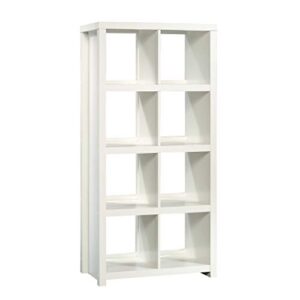 sauder homeplus 8-cube bookcase, white finish