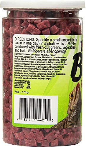 Nature Zone Nutri Bites for Bearded Dragons 9 oz - Pack of 2