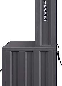 ACME Cargo Desk & Hutch - - Gunmetal