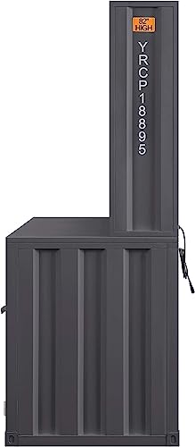 ACME Cargo Desk & Hutch - - Gunmetal