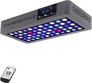 viparspectra timer control dimmable 165w led aquarium light full spectrum for grow coral reef marine fish tank lps/sps