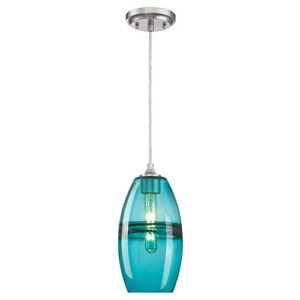 westinghouse lighting 6366300 item number soren mini pendant, one size, turquoise