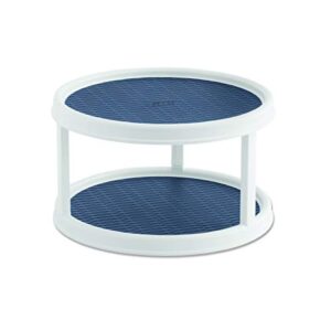 copco - 5254326 copco non-skid 2 tier turntable, 12 inch, steel blue