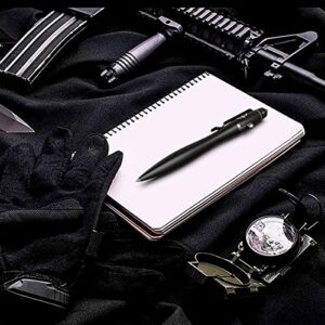 Tactical Pen Bolt Action Pen - EDC Pen for Self Defense for Women or Men - Black Pen Gadgets for Men, Fathers Day Gift from Daughter or Son | Christmas Stocking Stuffer or Husband Gifts from Wife