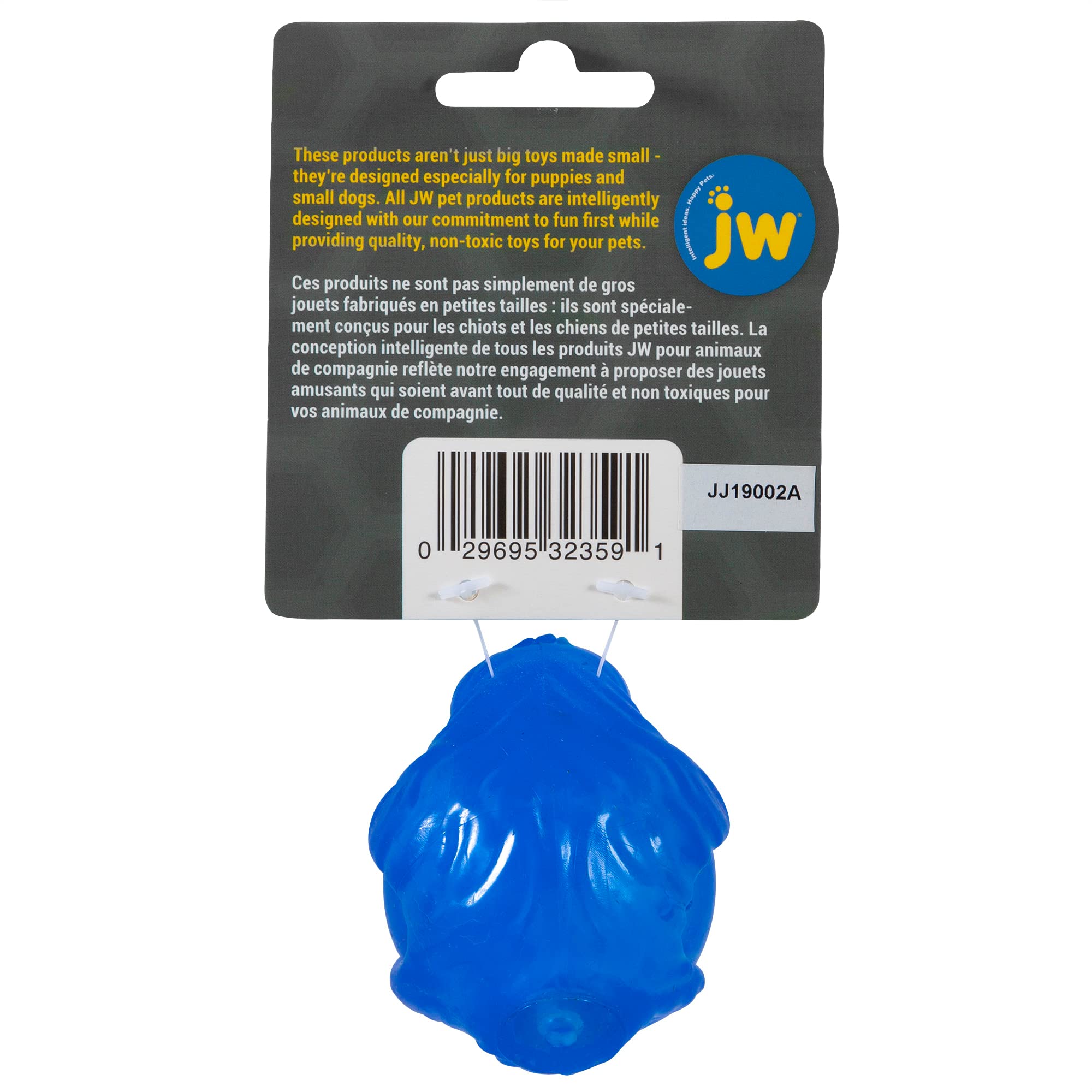 JW Pet Sloth Squeaky Dog Ball Small, Assorted (32359)