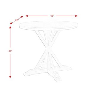 Picket House Furnishings Keaton Round Counter Height Dining Table