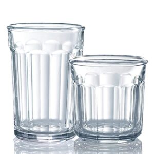 luminarc working glass 16-piece assorted glass tumbler set