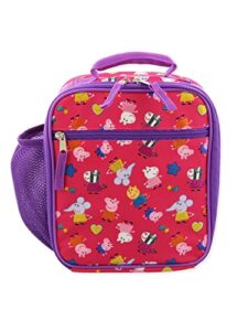 peppa pig nick jr girls soft insulated school lunch box