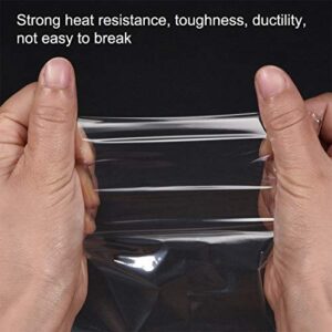 uxcell Shrink Wrap Bags, 12x8 inch 100pcs Shrinkable Wrapping Packaging Bags Transparent Industrial Packaging Sealer Bags