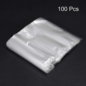 uxcell Shrink Wrap Bags, 12x8 inch 100pcs Shrinkable Wrapping Packaging Bags Transparent Industrial Packaging Sealer Bags