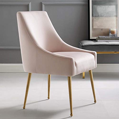 Modway Discern Upholstered Performance Velvet Dining Chair, Pink