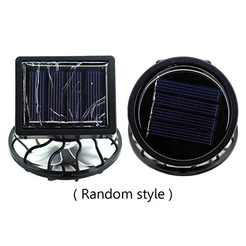 Academyus Summer Portable Mini Fan Solar Power Cooling Fan Air Cooler for Traveling Outdoor Fishing Random Style*