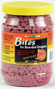 nature zone nutri bites for bearded dragons 24 oz - pack of 2