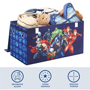 Idea Nuova Avengers Collapsible Children’s Toy Storage Trunk, Durable with Lid