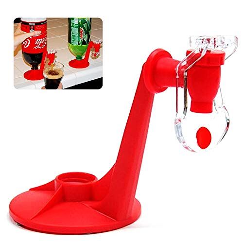 Upside Down Drinking Fountains Beverage Dispenser Soda Cola Beer Switch Pressure Red