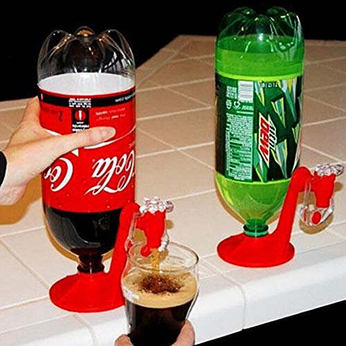 Upside Down Drinking Fountains Beverage Dispenser Soda Cola Beer Switch Pressure Red