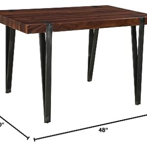 Coast to Coast Gunmetal Dining Table,48" W x 30" D x 30" H