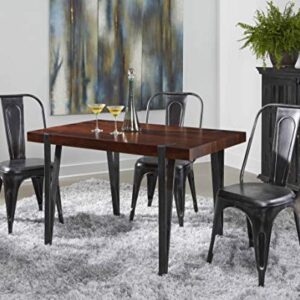 Coast to Coast Gunmetal Dining Table,48" W x 30" D x 30" H