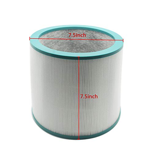 EZ SPARES Vacuum Parts Replacement,Compatible with Dyson,Pure Cool Link Tower Purifier TP00 TP02 TP03,AM11,Pure Fresh Air Purifier Cleaner Hepa Dual-Layer Filter Automatically Parts,# 968126-03