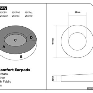 YAXI K712/Q701 Comfort Earpads