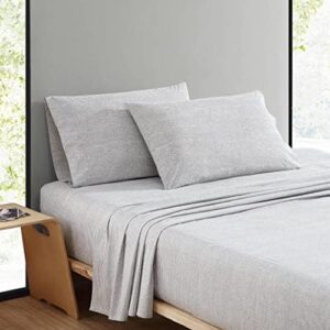 MARIMEKKO - Percale Collection - Sheet Set - 100% Cotton, Crisp & Cool, Lightweight & Moisture-Wicking Bedding, Queen, Orkanen