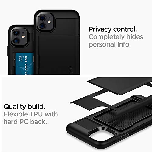 Spigen Slim Armor CS Designed for iPhone 11 Case (2019) - Black