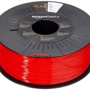 Amazon Basics PLA 3D Printer Filament, 1.75mm, 5 Assorted Colors, 1 kg per Spool, 5 Spools, 5Kg total