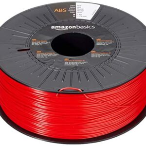 Amazon Basics ABS 3D Printer Filament, 1.75mm, 5 Assorted Colors, 1 kg per Spool, 5 Spools