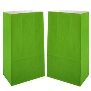 KEYYOOMY Small Paper Bags Green Party Goody Bags for Party (24 CT, 3.5 X 2.4 X 7.1 In)