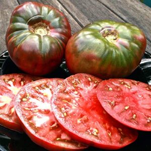 Gaea's Blessing Seeds - Tomato Seeds - Cherokee Purple Slicing Tomato - Non-GMO Seeds with Easy to Follow Planting Instructions - Open-Pollinated 96% Germination Rate