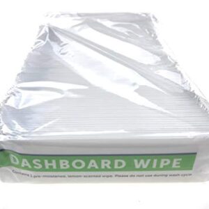 UTowels Individually Sealed Large Dashboard Wipes Perfect for Cleaning Leather, Glass, Dust Off Dashboards and Steering Wheels (100)