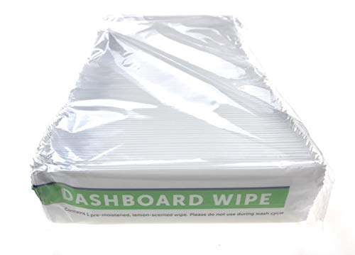 UTowels Individually Sealed Large Dashboard Wipes Perfect for Cleaning Leather, Glass, Dust Off Dashboards and Steering Wheels (100)